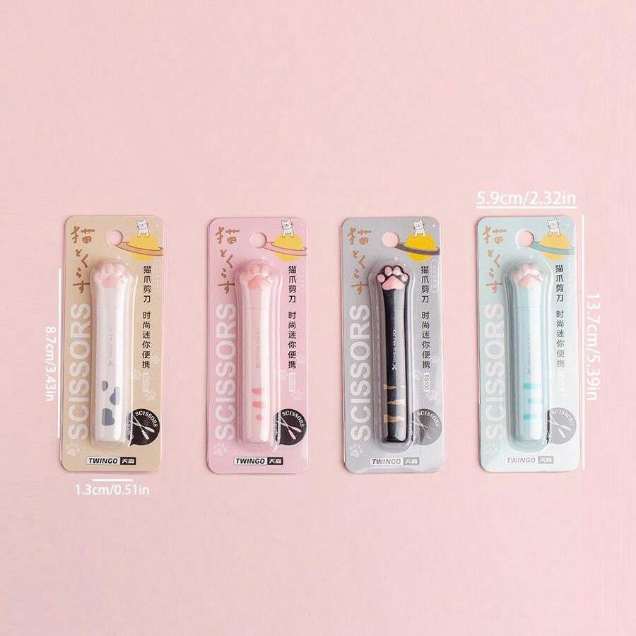 Foldable Cat Paw Shaped Scissors, Children Safe Non-Hazardous Cute ...