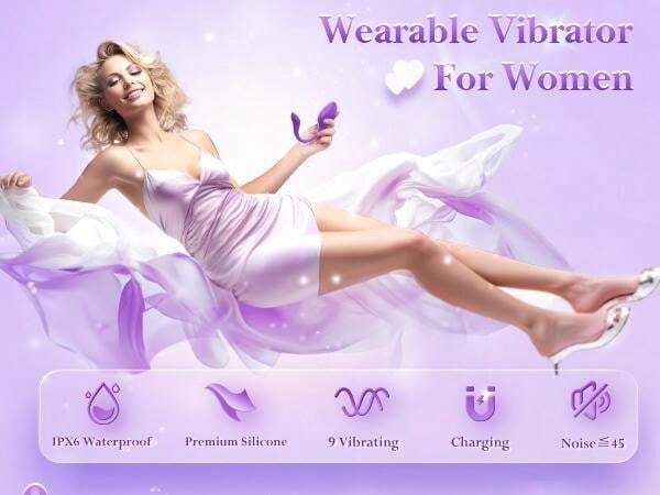 Toys Vibromasseur Pour Femmes Et Hommes - Vibromasseur Gode Culotte Portable Avec 9 Vibrations ...