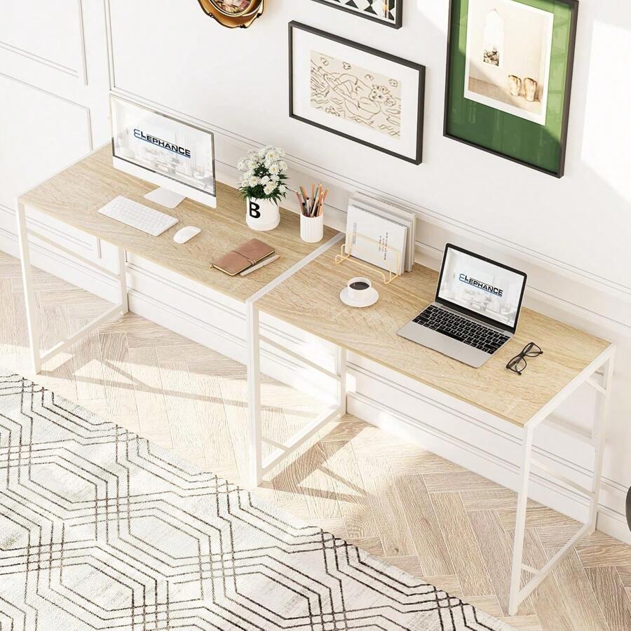 Elephance Folding Desk Writing Computer Desk For Home Office, No ...