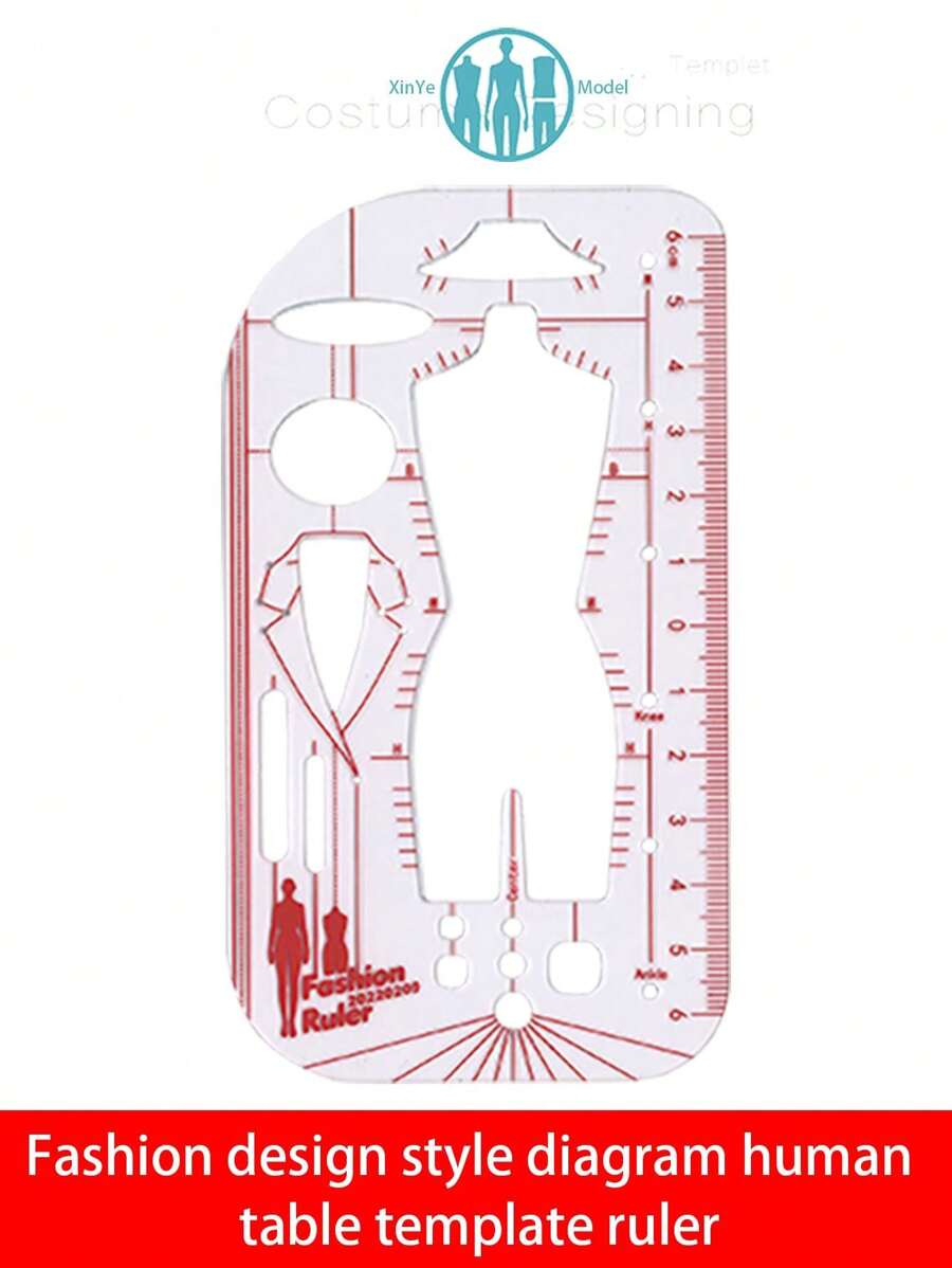 Fashion Design Template Ruler, Clothing Design Sketch Figure For ...