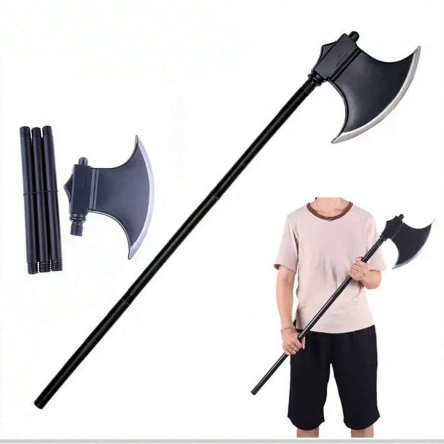 COS Halloween Props Calf Fork Devil Fork Small Axe Sickle Red Devil ...