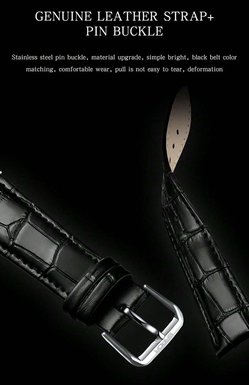 SANDA Sanda 2024 New 7010 Belt Fully Automatic Mechanical Fashion Trend ...