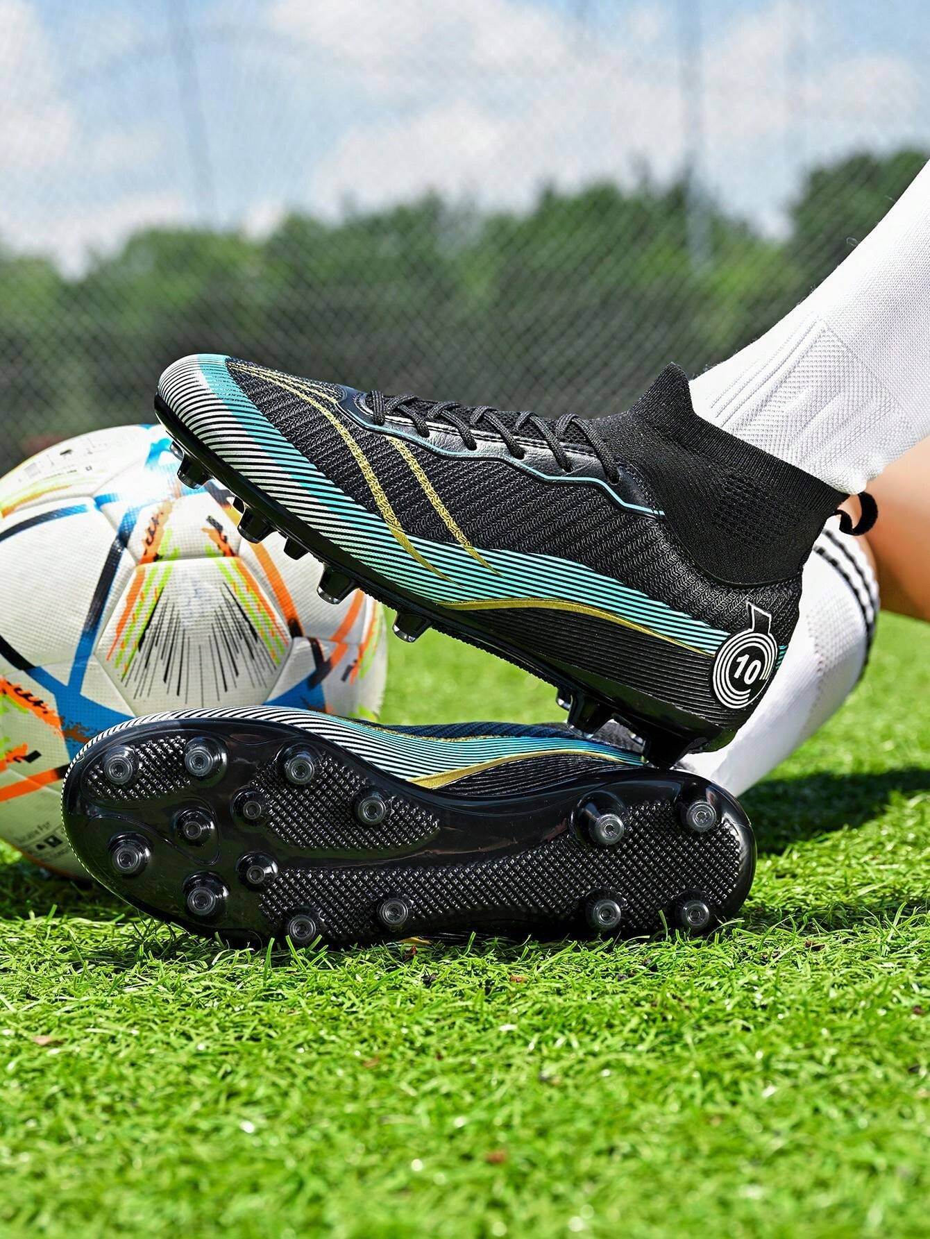 Men And Women Athletic Soccer Football Cleats Firm Ground Soccer ...