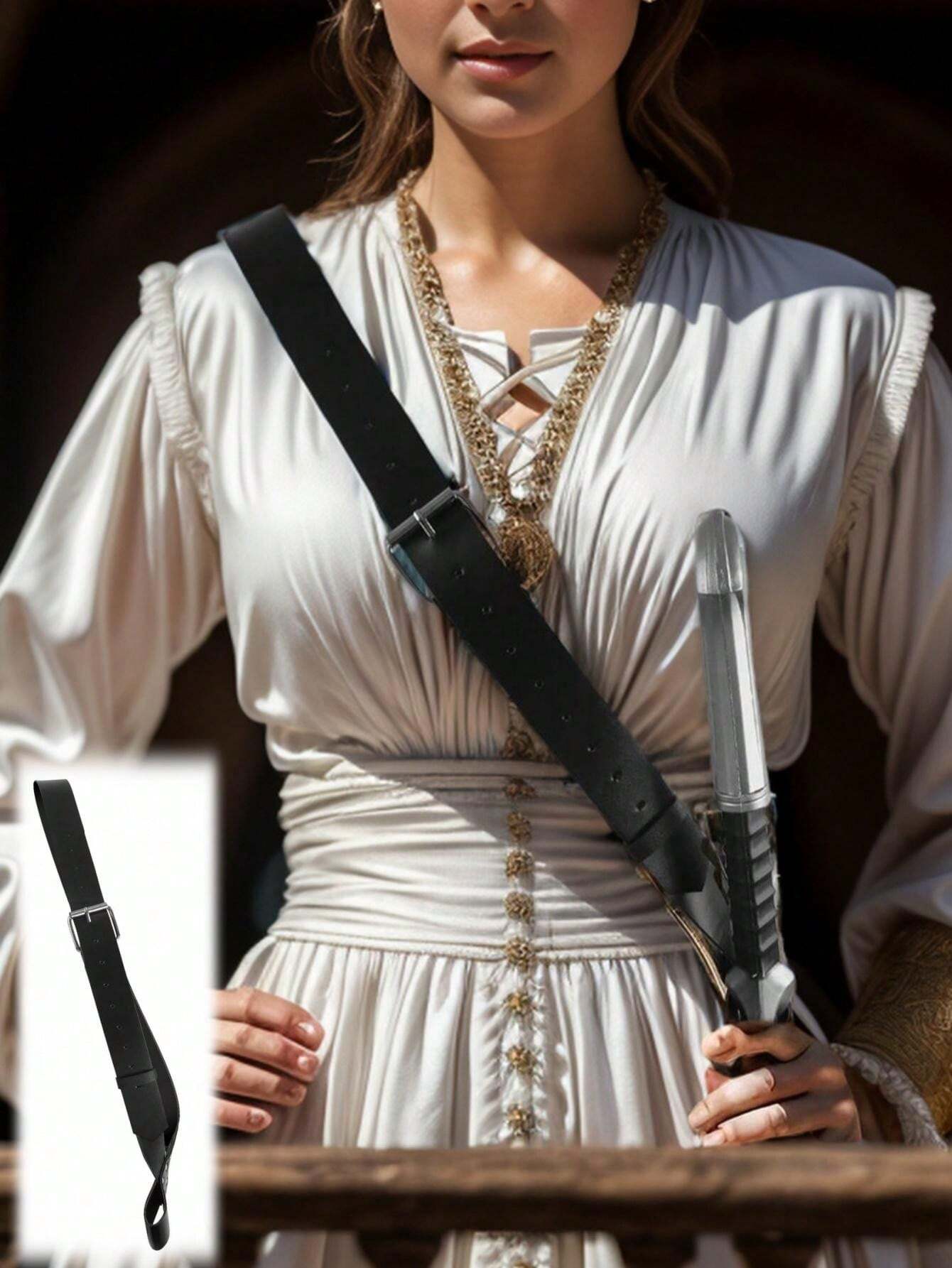 Medieval Leather Single Shoulder Scabbard Renaissance Sword Leather ...