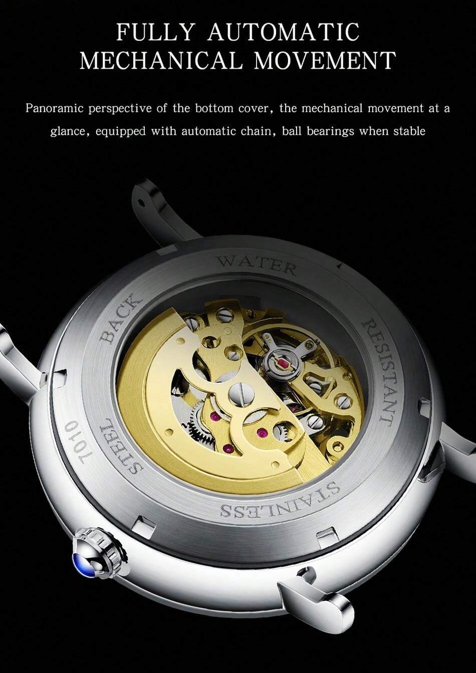 SANDA Sanda 2024 New 7010 Belt Fully Automatic Mechanical Fashion Trend ...