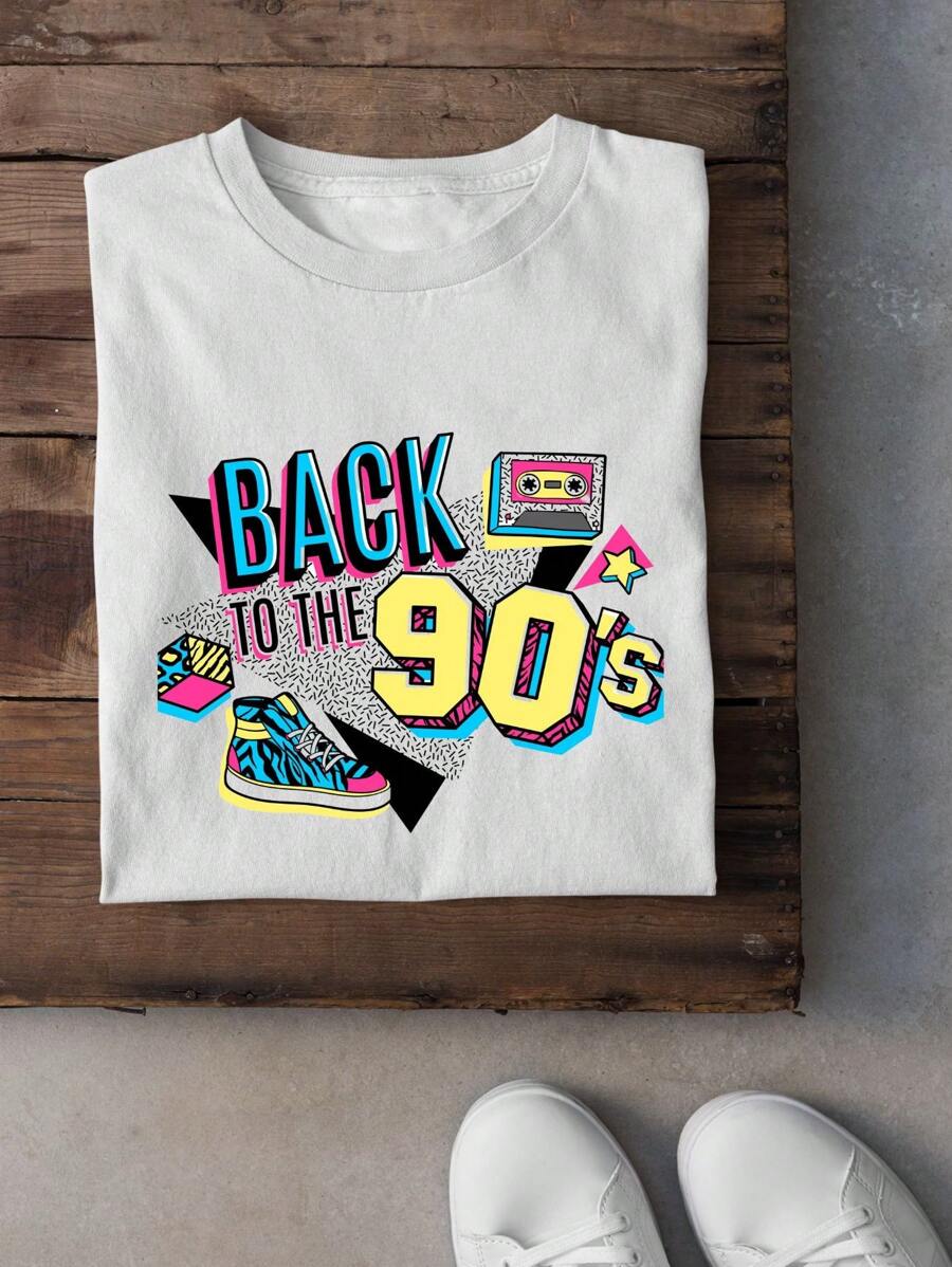 Women's T-Shirt Inspired By The 90s Vintage Fashion | aktuelle Trends ...