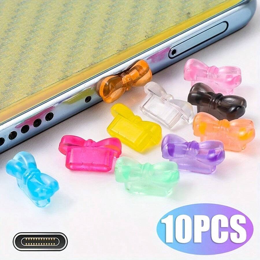 New Type-C Interface Mini Bow Dust Plugs , Suitable For Type-C ...