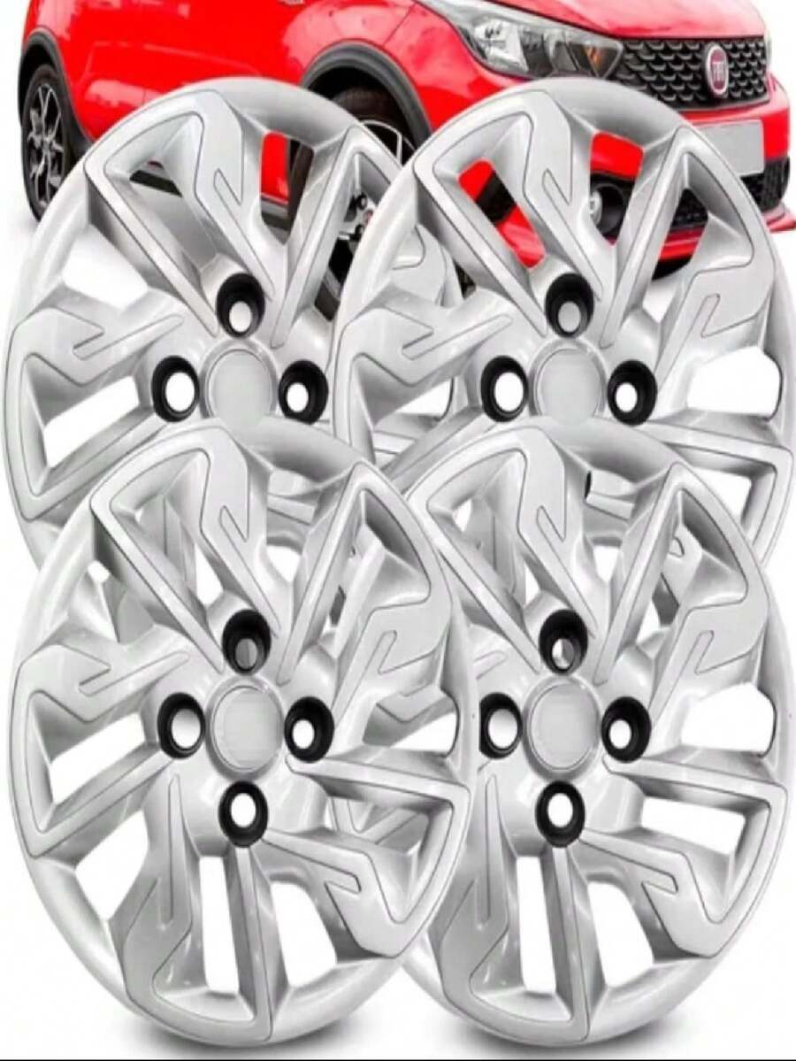 Set Of 4 Argo Palio 14 Wheel Hubcaps With Red Sticker Emblems for Sale ...