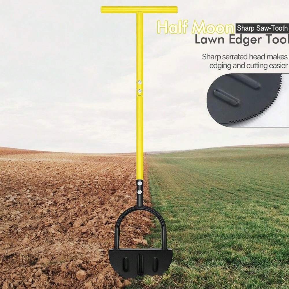 Manual Steel Grass Trimming Tool With Serrated Blade, Garden Edging ...