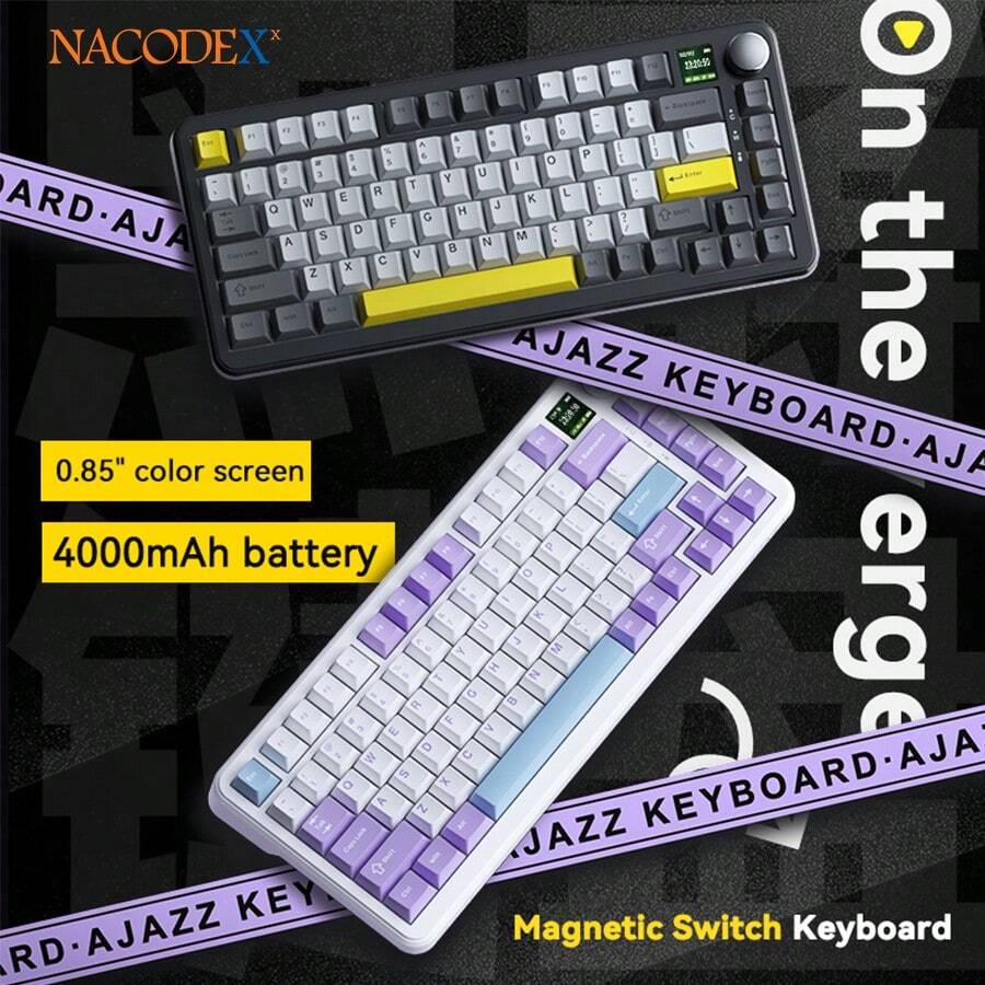 NACODEX NACODEX - Clavier mécanique filaire à triple mode avec ...