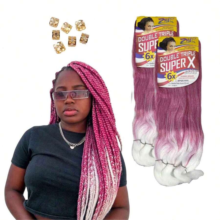 Rass Hair Cabelo 2 Jumbo Super X Promoção Para Tranças, Box Braids ...