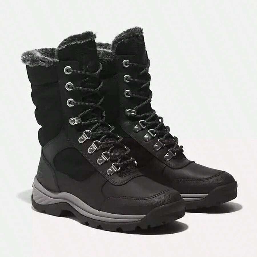 Timberland Ledge Mid TB-0A2KDR-015 Women's Black Waterproof Snow Boot ...