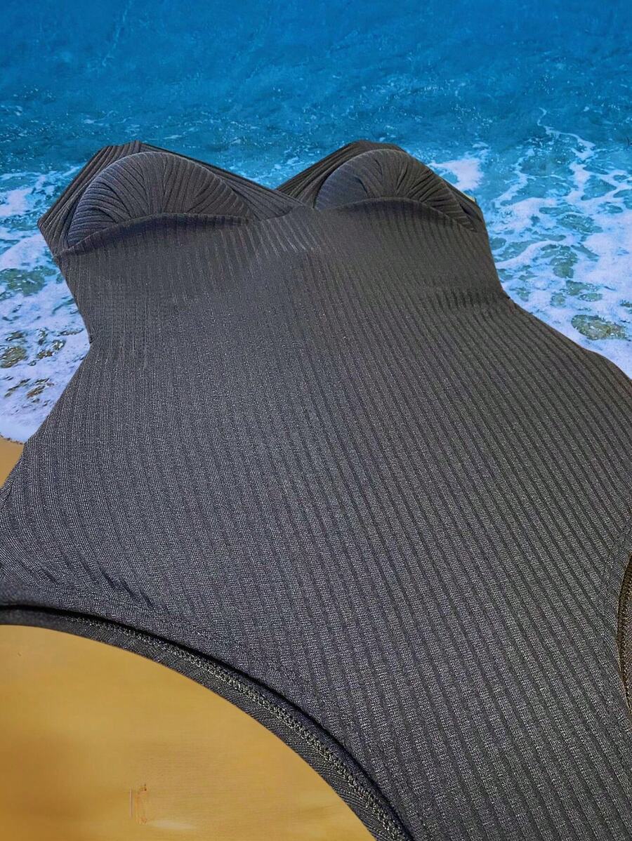 Bello Bronze Swim Closed Swimsuit Smooth Shaping Cup Use At The Beach ...