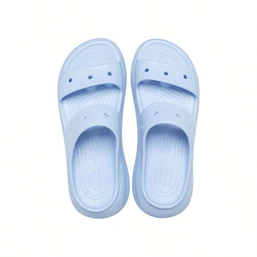 Crocs Crocs Classic Crush 207670-4NS Unisex Blue Calcite Comfort Slip ...