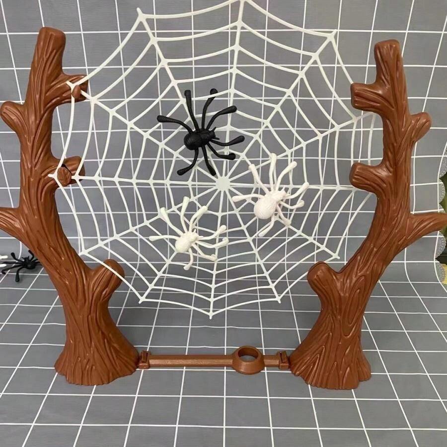 Bouncing Spider Party Game Spider Web Tabletop Game Set, Family Party ...