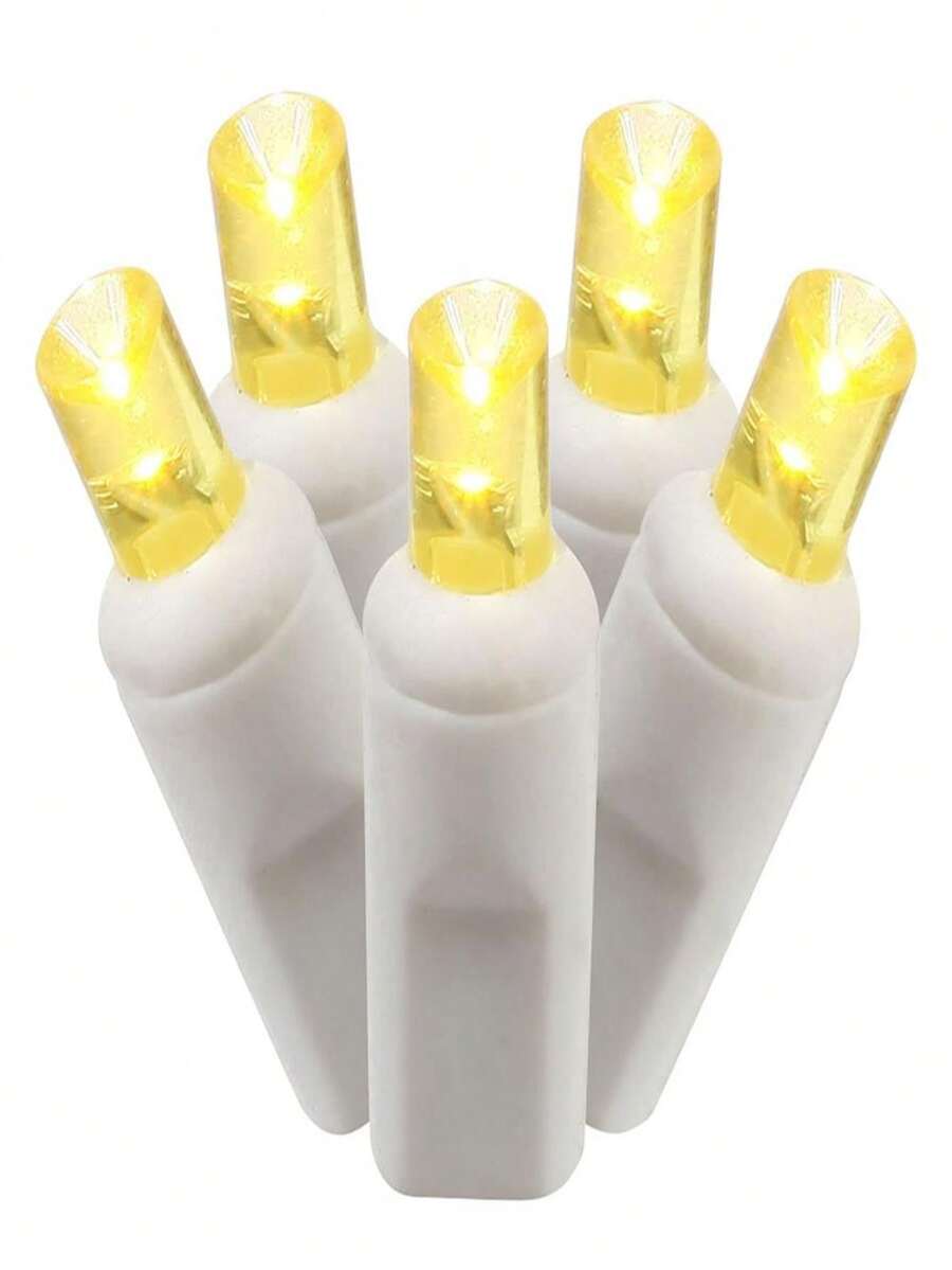 Vickerman X6W6507 LED White Wire End Connecting 6 In. Spacing 25 Ft ...