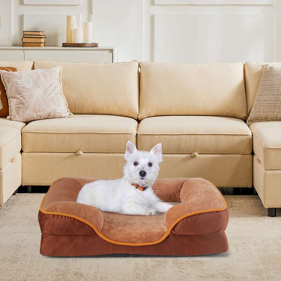 OLIXIS Breathable Sofa Bed For Small/Medium/Large Dogs/Cats, Non-Slip ...