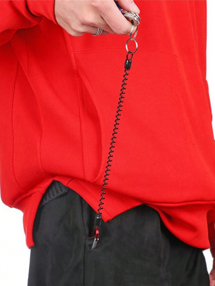 eyekan Fishing Rod Safety Rope Retractable Steel Wire Circle Rubber ...