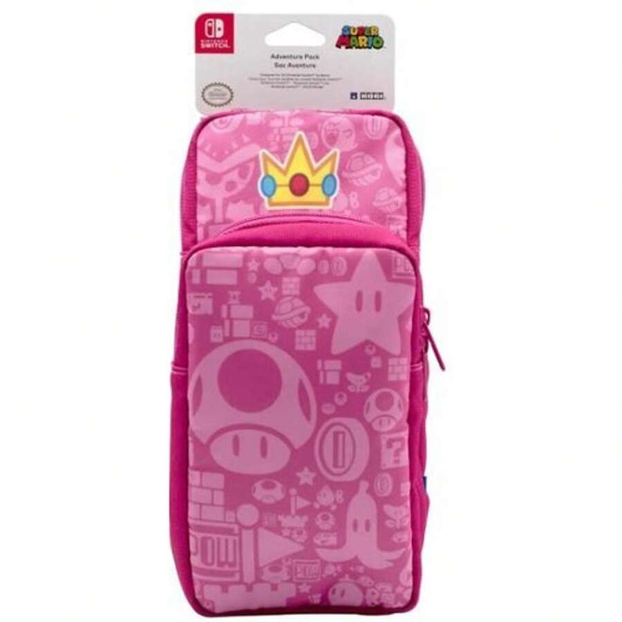 Hori Hori Adventure Pack (Princess Peach) For Nintendo Switch Backpack ...
