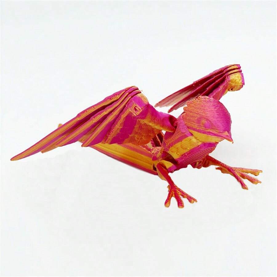 3D Printed Scissor-Tailed Bird For Display And Play, Home Decor ...