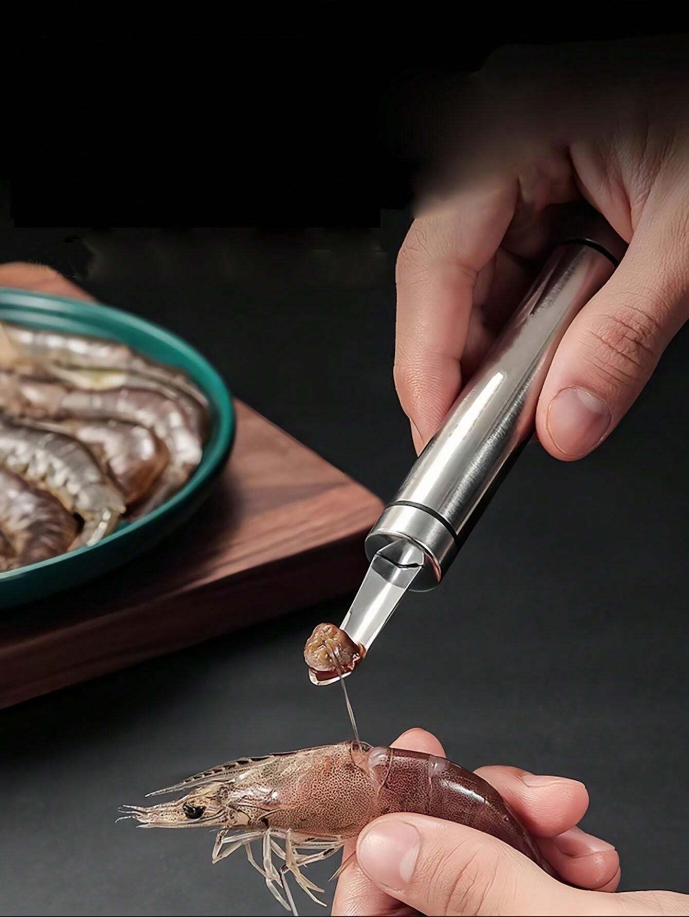 Stainless Steel Shrimp Deveiner, Lychee & Longan Seed Remover, Fruit ...