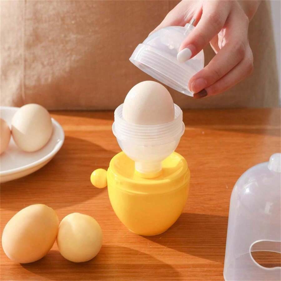 1pc Egg Cracking Shell Protector Beater, Manual Pull Rope Whisk Egg ...