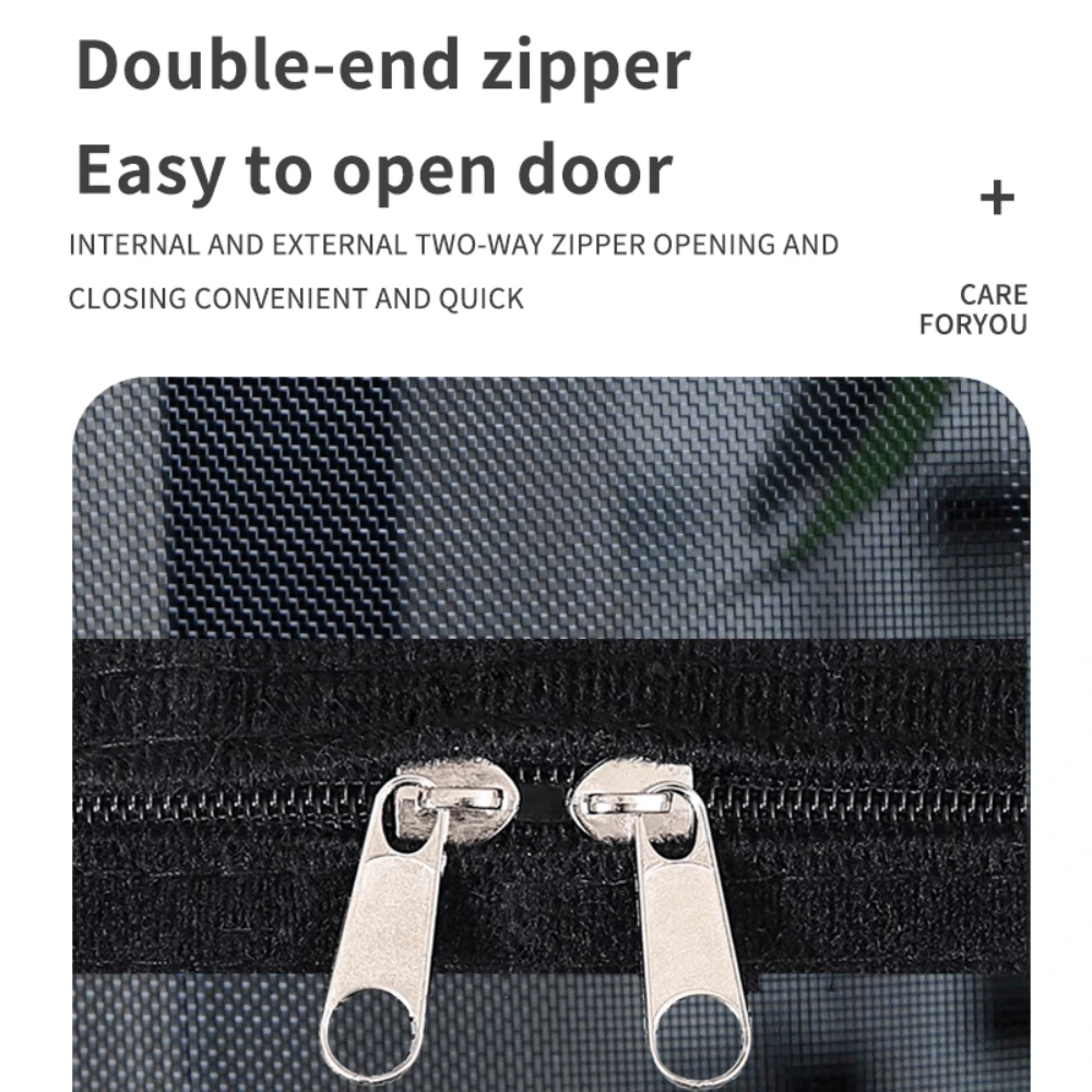 U-Shaped Zipper Anti Cat And Anti Dog Screen Window Net, Self Installed ...