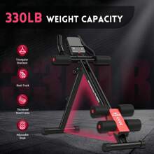 FLYBIRD Core & Abdominal Trainers AB Workout Machine Home Gym Strength ...