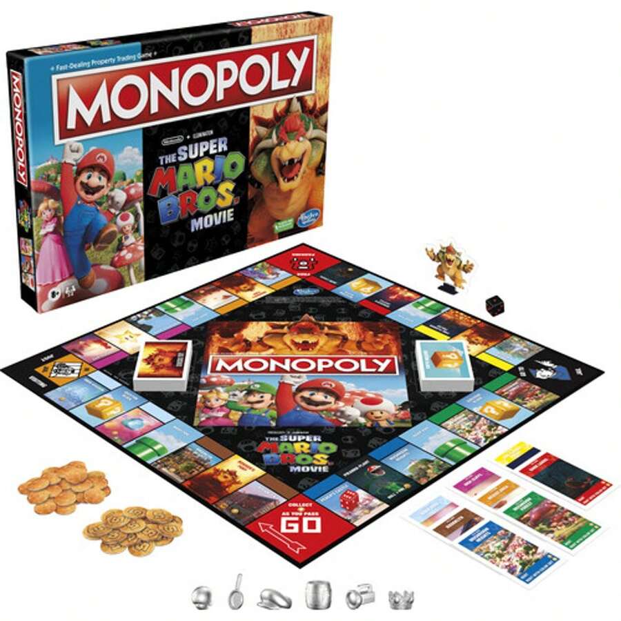 Hasbro Hasbro Gaming - Monopoly - The Super Mario Bros. Movie Edition ...
