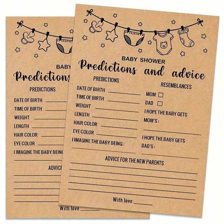 Shower Games Card Shower Games___ Rustic Bridal Wedding Shower Or ...