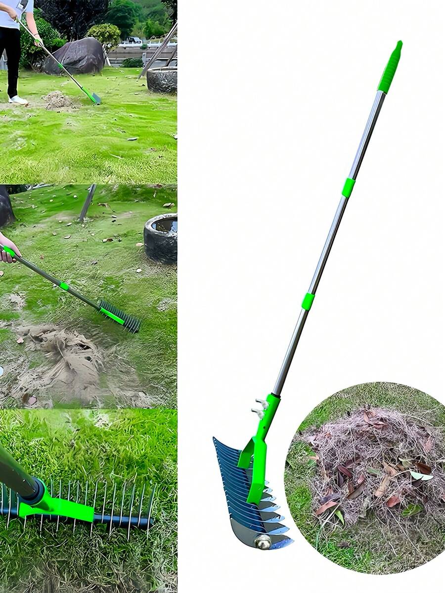 Rastrillo de techo, robusto rastrillo desterronador, rastrillo ...