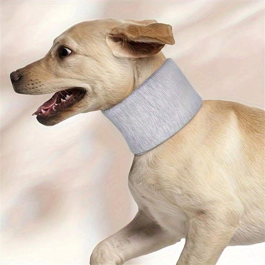 Dog & Cat Protective Neck Collar Set To Prevent Licking, Scratching ...