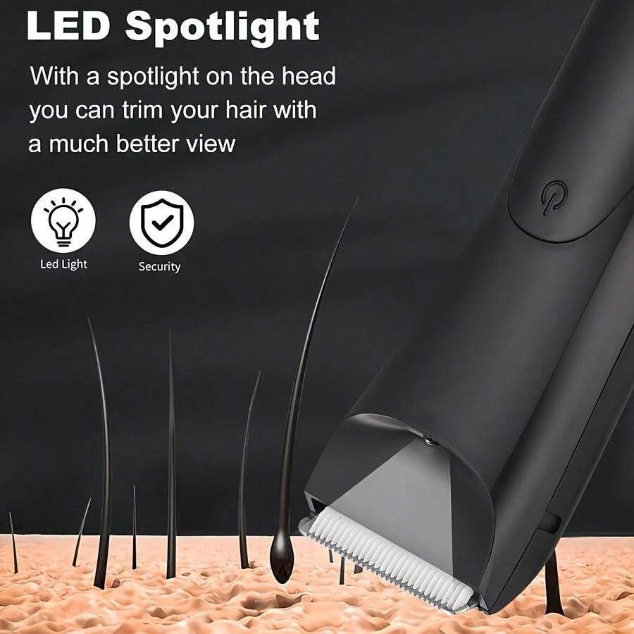 Aseo corporal completo para hombres - Afeitadora eléctrica recargable ...