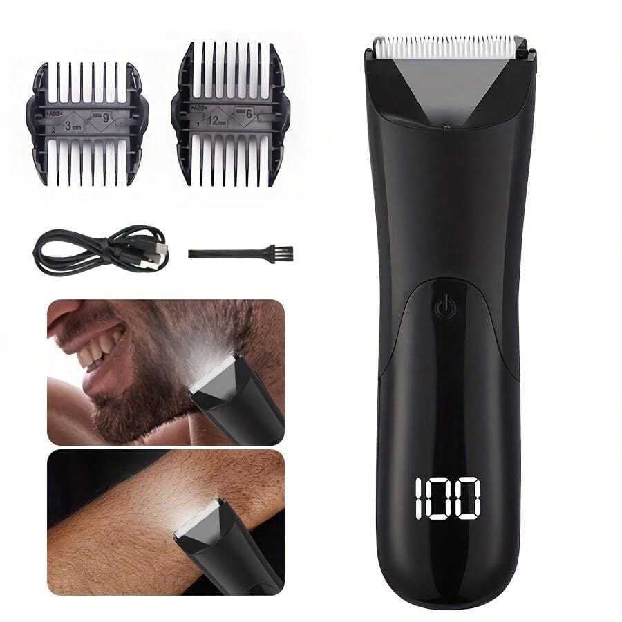 Aseo corporal completo para hombres - Afeitadora eléctrica recargable ...