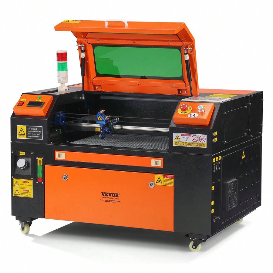 50W CO2 Laser Engraver And Cutter 12 X 20 In 19.7 IPS Engraving Machine ...
