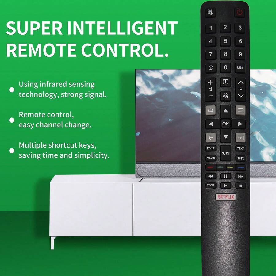RC802N YAI2 Replace Remote Control For TCL Smart TV 32S6000S 43S6500FS ...
