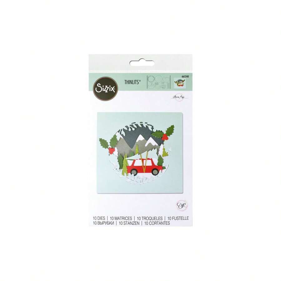 Papercrafting Cutting Dies By Sizzix ORose Thinlits Die Winter Wonderland | SHEIN USA