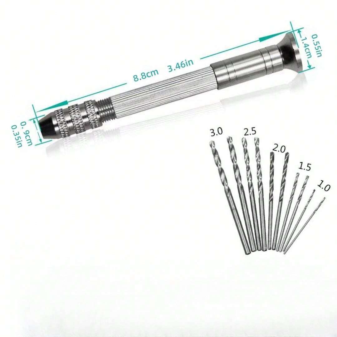 Hand-Cranked Drill, Manual Hole Puncher Hole Expansion Drill, Fidget Toy, Woodworking Tools ...