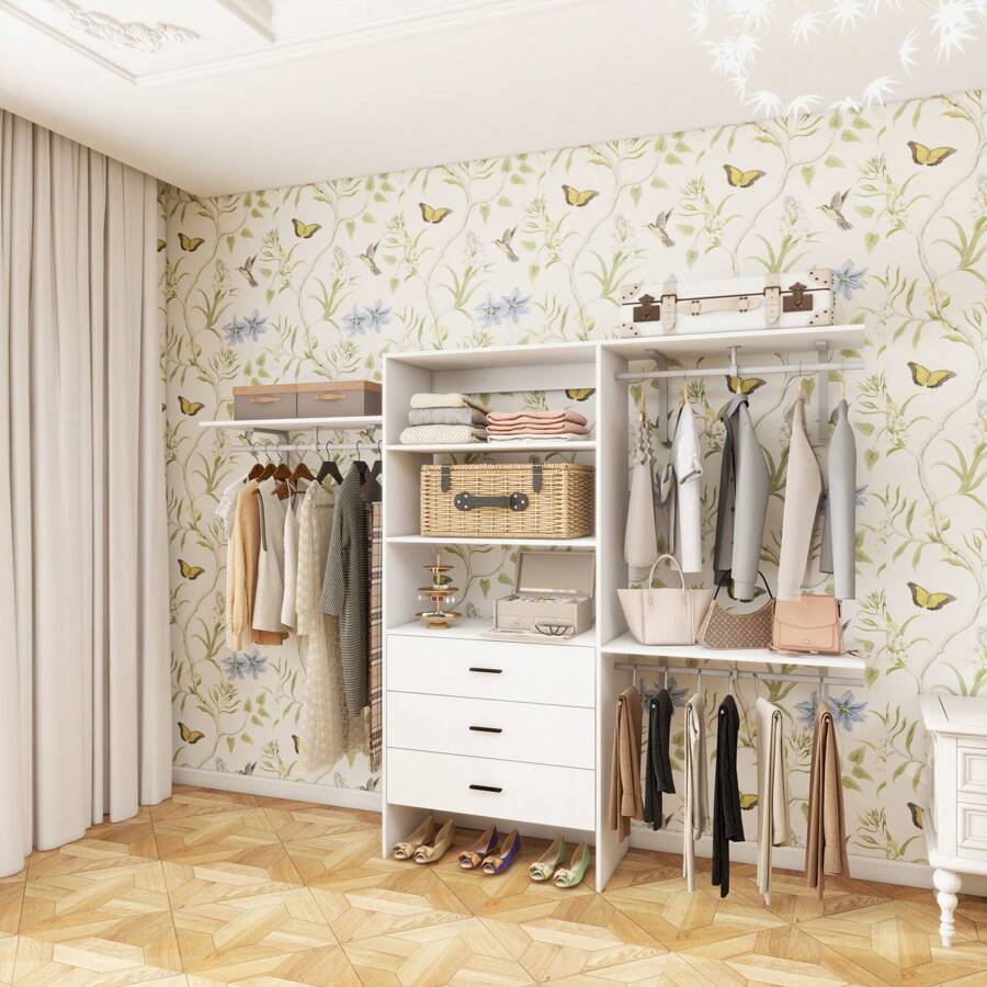 Sophshelter YG-306 Closet Organizer System,Wardrobe Armour Closet ...