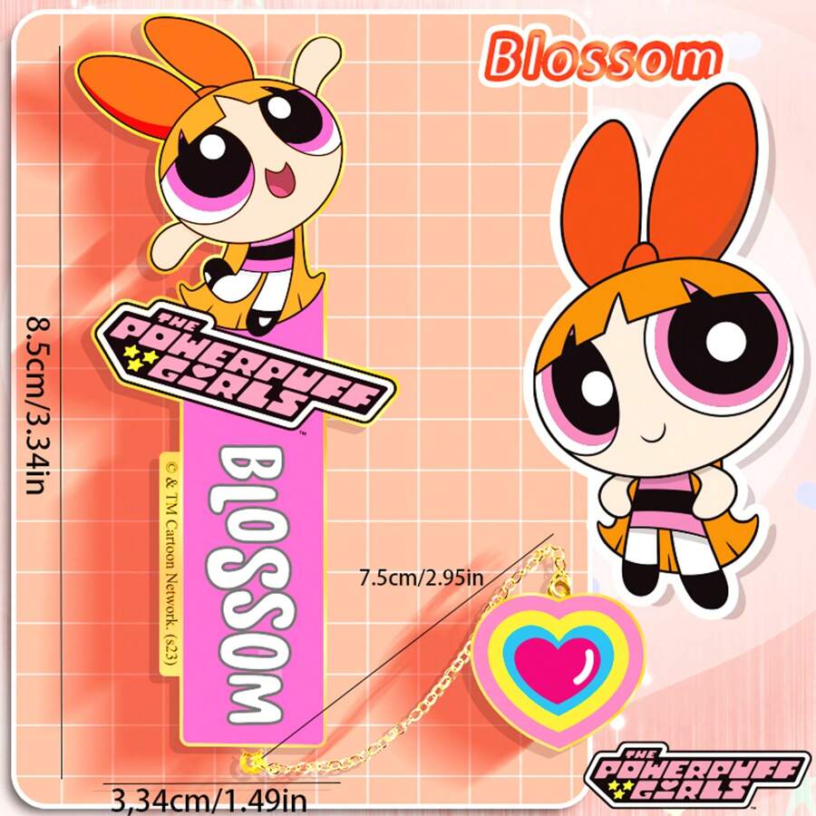 THE POWERPUFF GIRLS PPG Metal Bookmarks, Cartoon THE POWERPUFF Cute ...