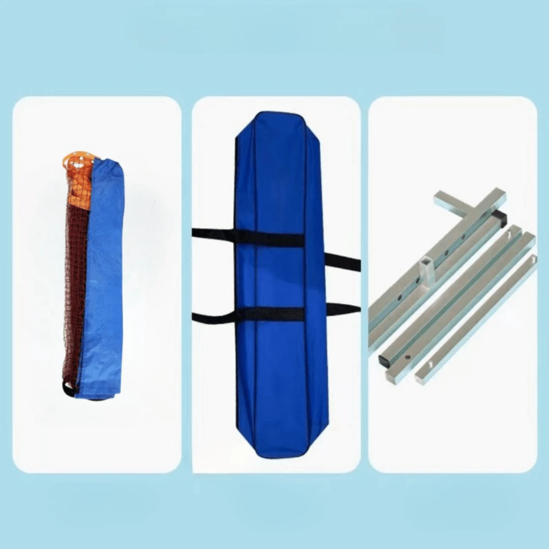 Portable Badminton Net Stand, Adjustable Indoor Outdoor Net Frame ...