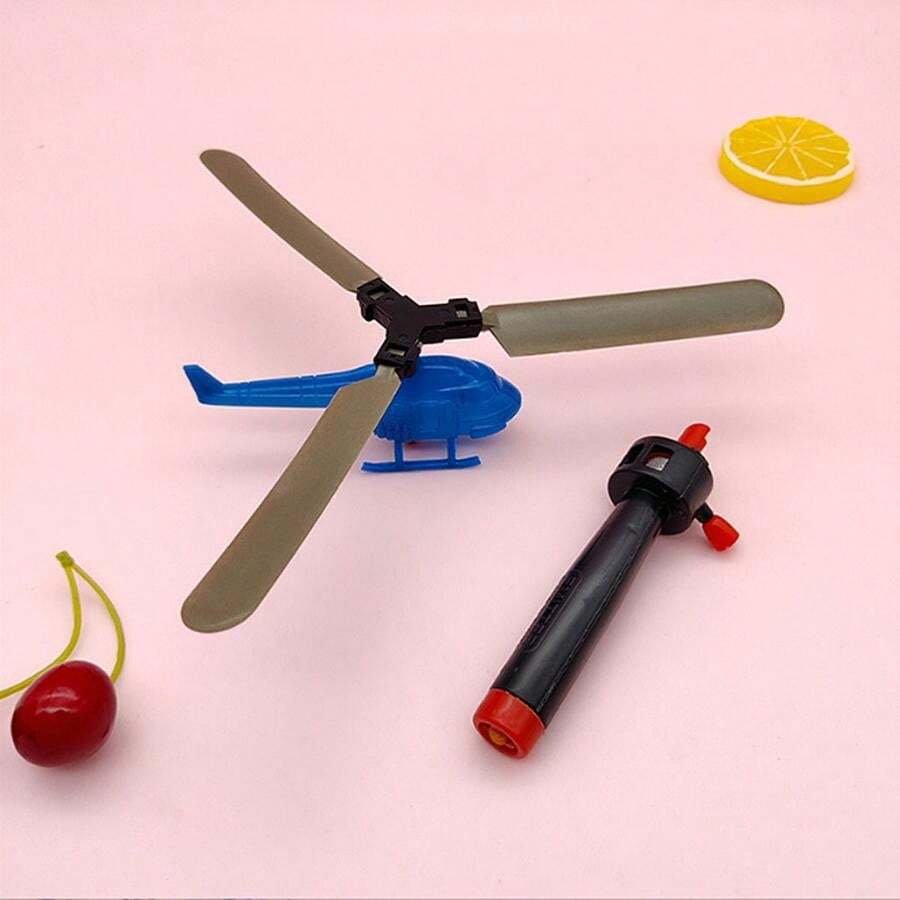 Random Color Power Pull String Helicopter, Outdoor Bamboo Dragonfly ...