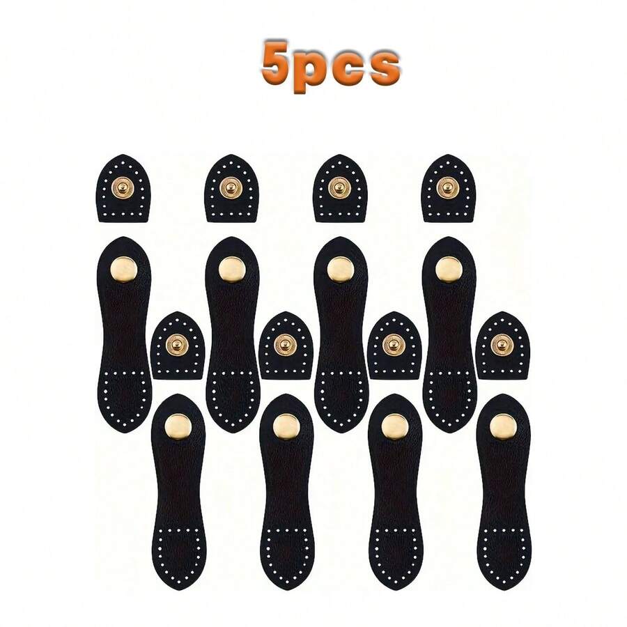 5PCS Bag Leather Buckle Closure - Used For Sewing Fasteners For Diy ...