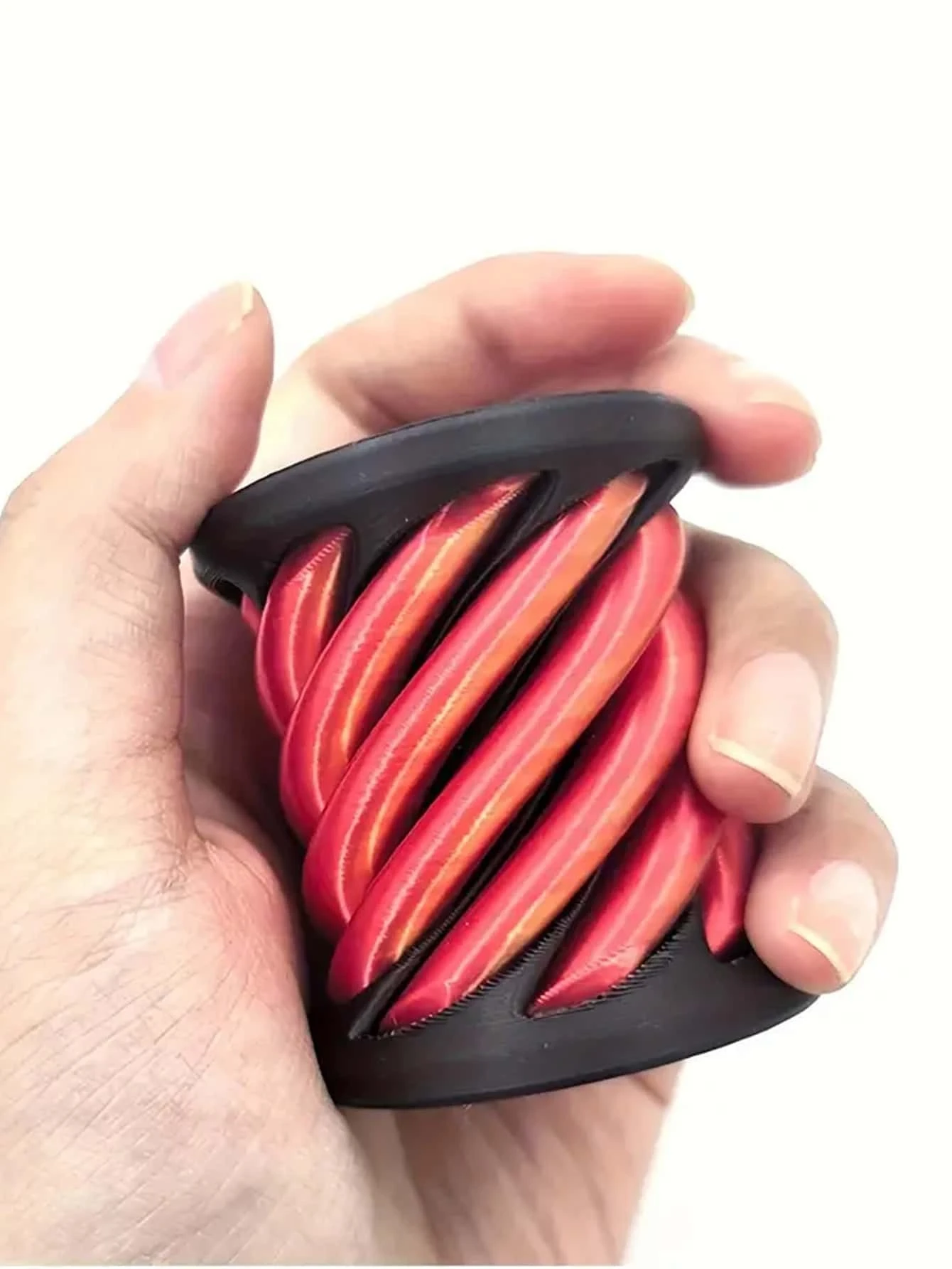 Classic Style Impossible Pyramid Sculpture, 3D Printed Twisted Cone ...