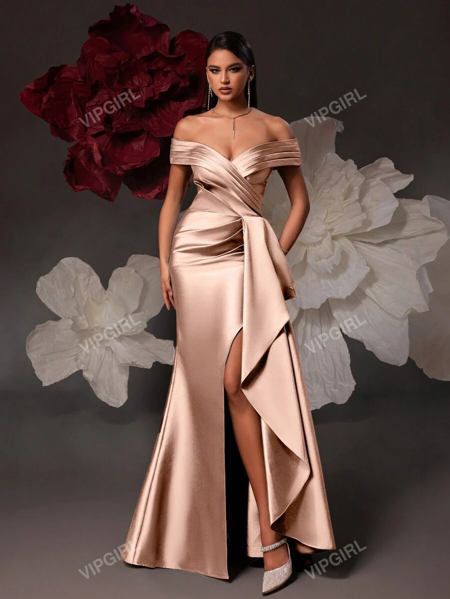 VIPGIRL Women Prom Dresses Elegant Semi Formal Wedding Guest Dress, For ...