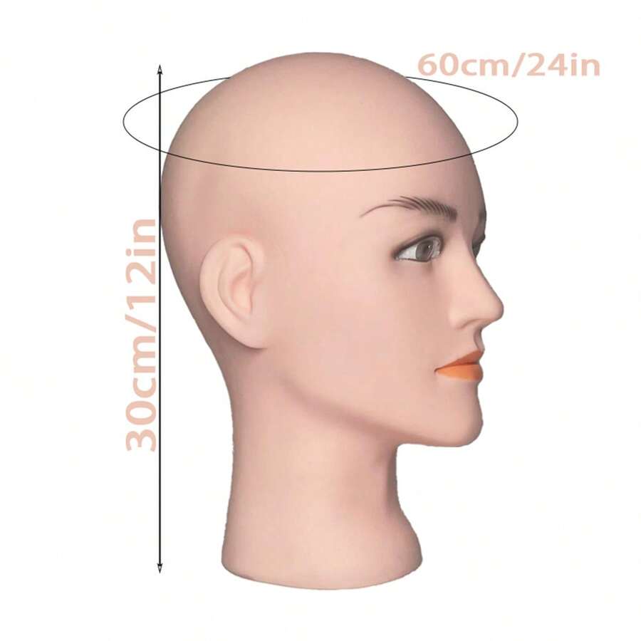 African Bald Head Model, New Women Manikin Headband Support Model Head ...