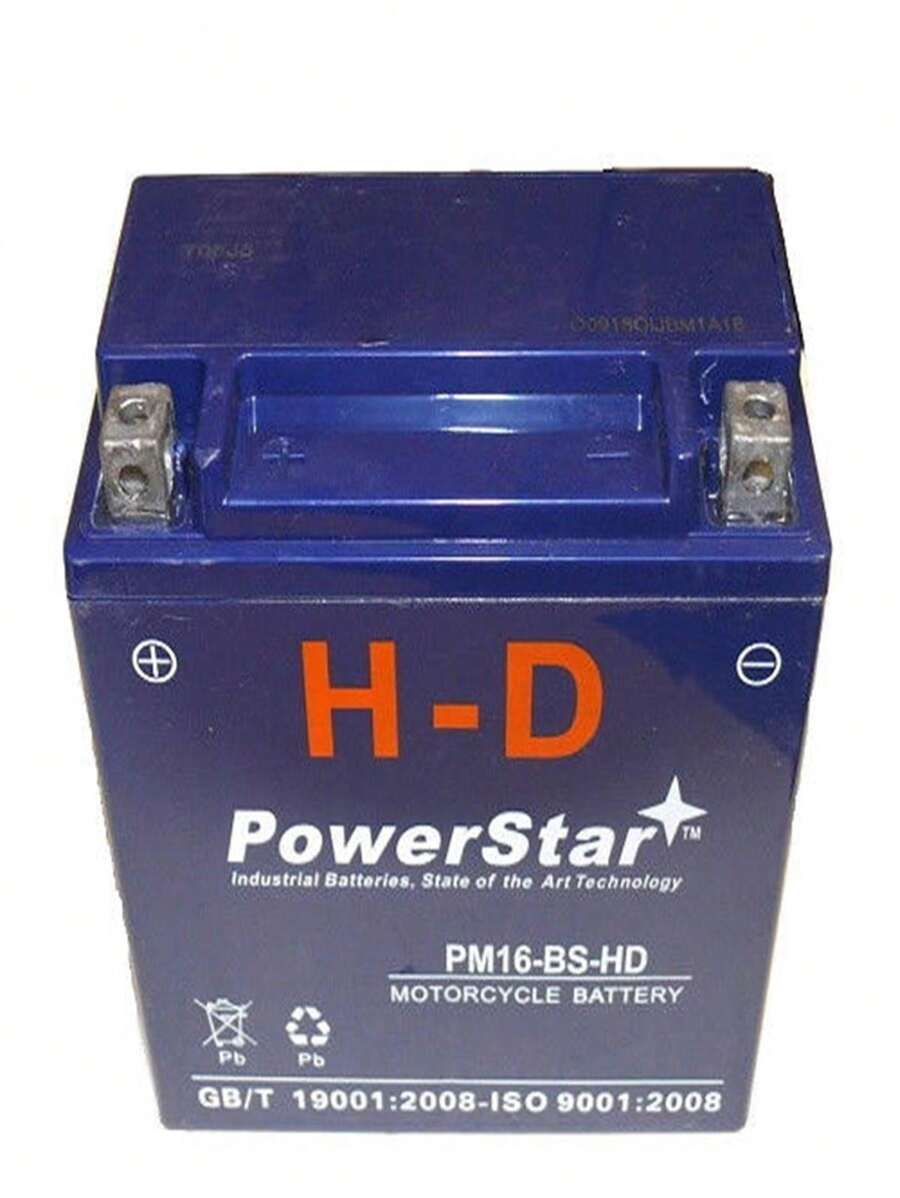 BatteryJack PM16-BS-HD-10 PowerStar New YTX16 - BS HD Battery For ...