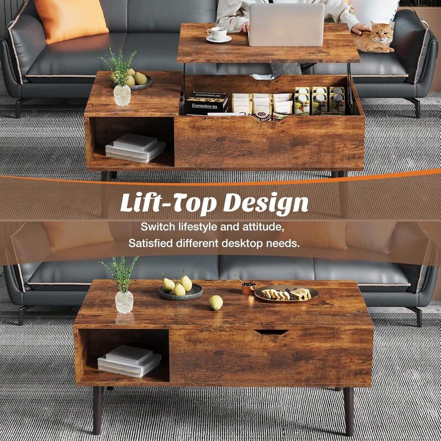Coffee Table Black, Lift Top Coffee Tables For Living Room, Small ...
