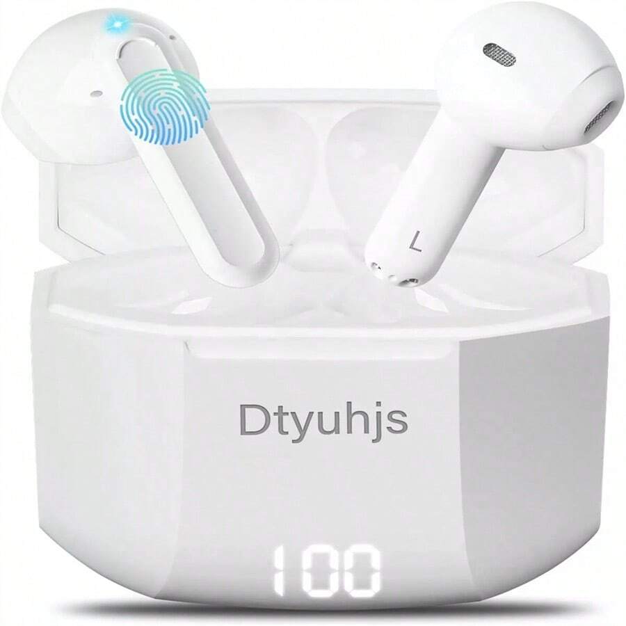 Microphone 2024 New Air POP True Wireless Bluetooth Earbuds & Charging ...