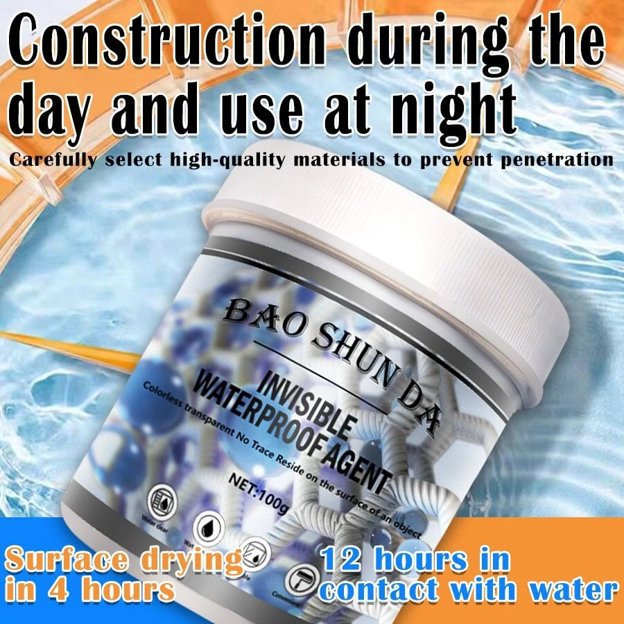 Nano Waterproof Coating, Leakproof & Anti-Moisture Sealant For Bathroom ...